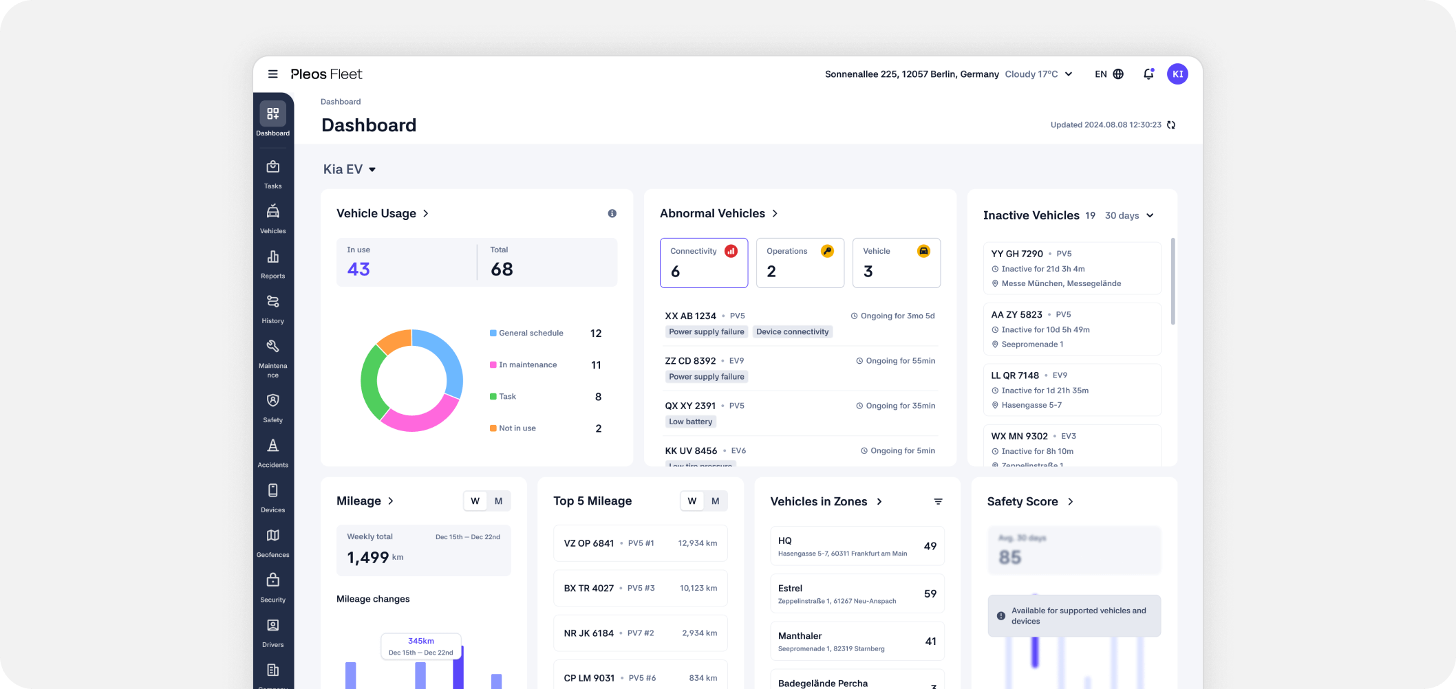 Pleos Fleet | 차량 & 운행관리 플랫폼